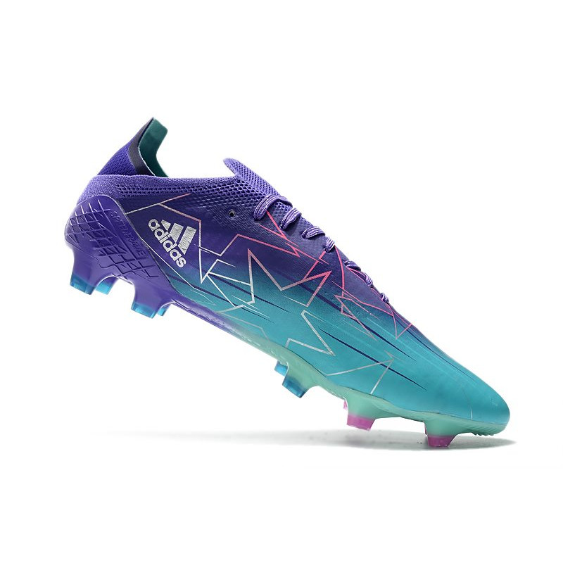 Adidas X Speedflow.1 FG Violet Rush Argent Métallique Menthe Rush